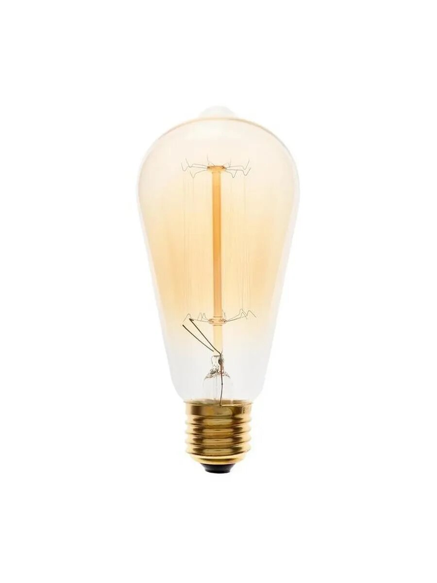 Винтажная лампа ST64 60 Вт теплый белый