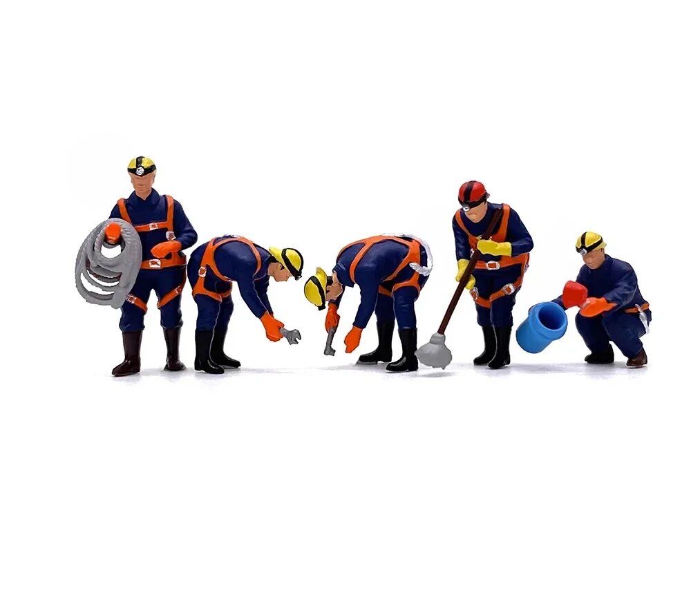 Миниатюрная фигурка полиции GSF 1:87 a set