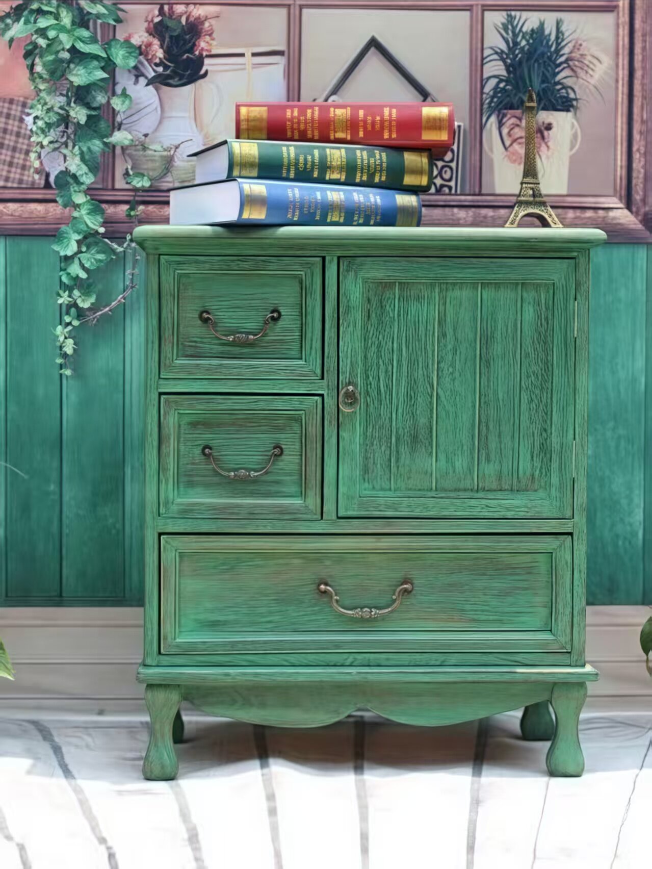 Комод, ретро, для дачи/дома, массив дерева/фанера, 58 x 32 x 67 см