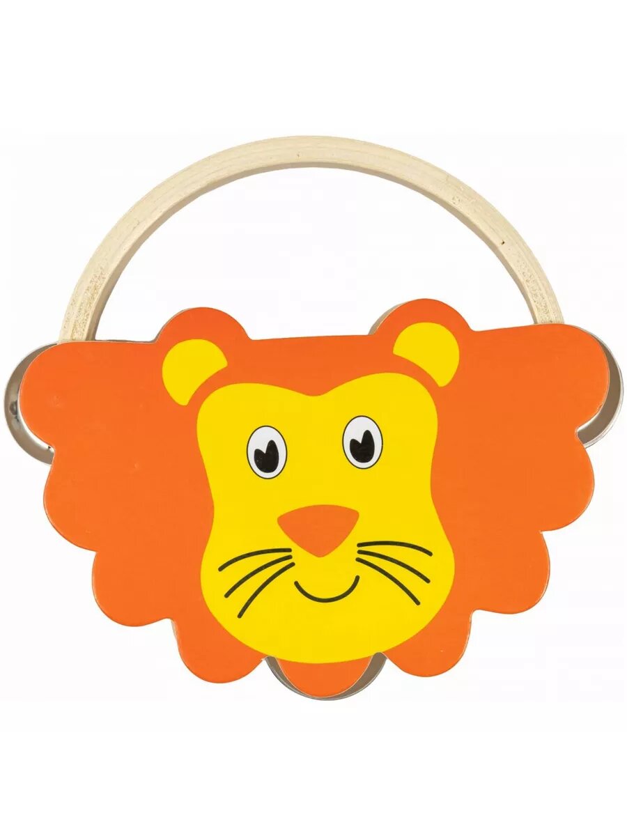 BEE DF603 Lion Тамбурин деревянный без мембраны 16 см