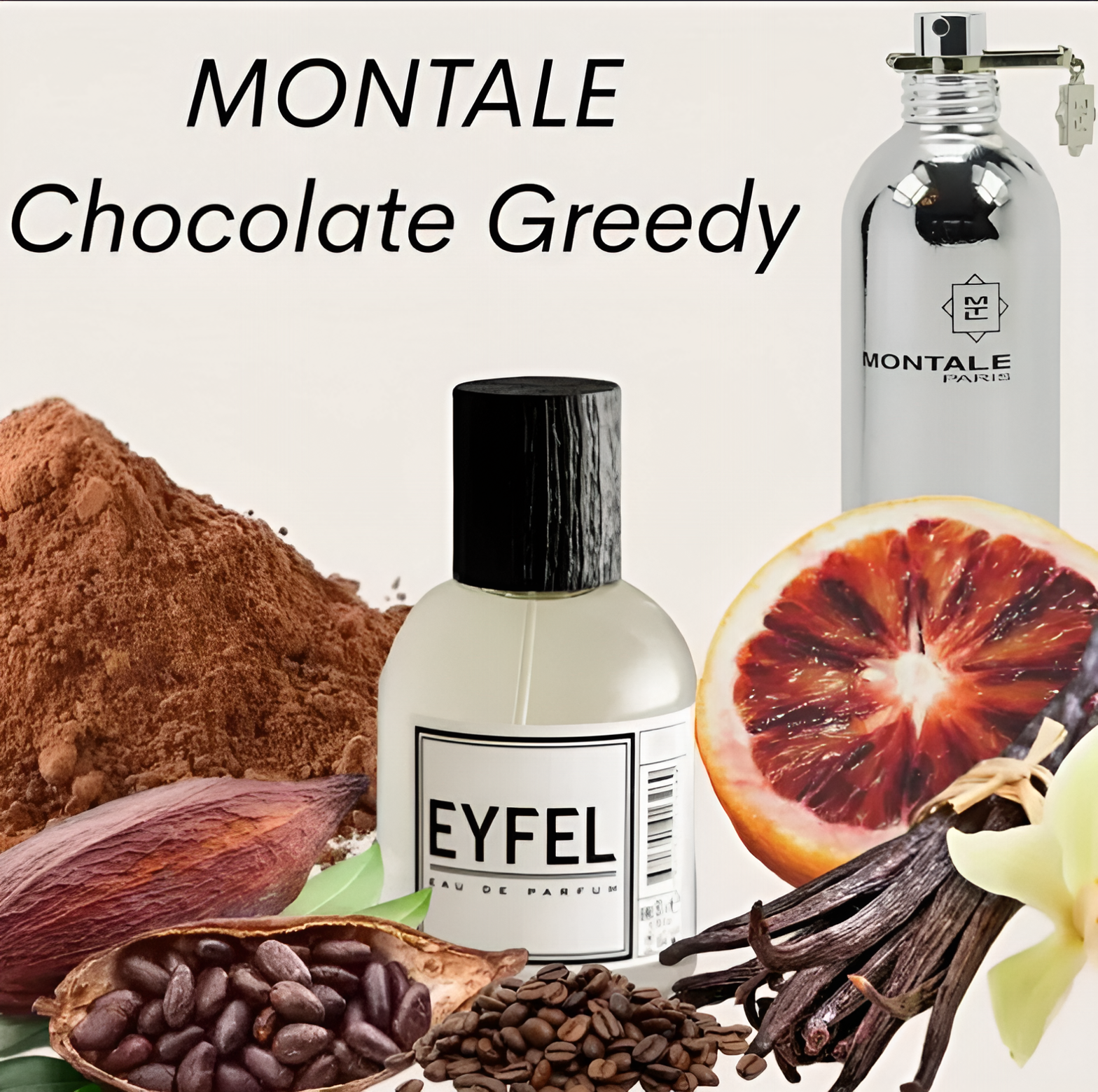 Духи унисекс EYFEL U6 Chocolate Greedy, гурманские, парфюм, 50мл