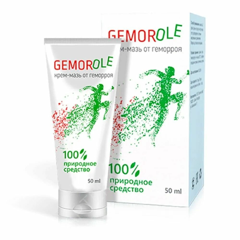 Гемороле Крем-мазь от геморроя, 50 мл Gemorole