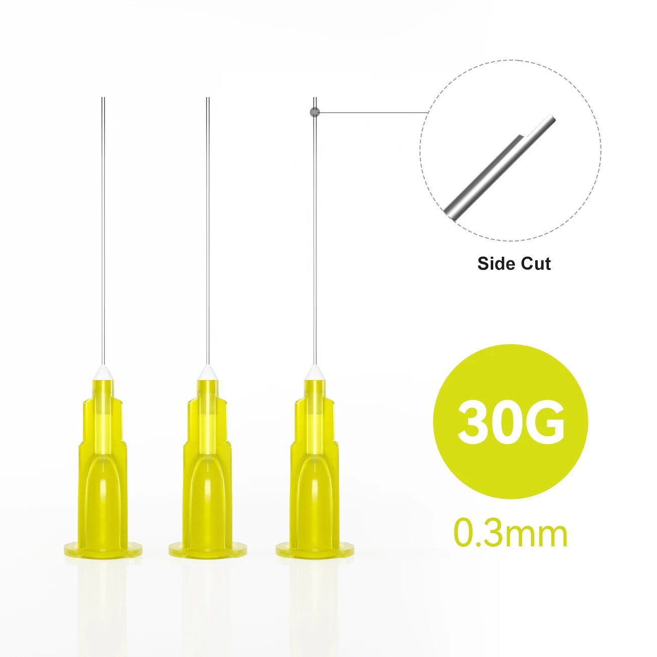 Наконечники игл эндоиригации 30G Side Cut