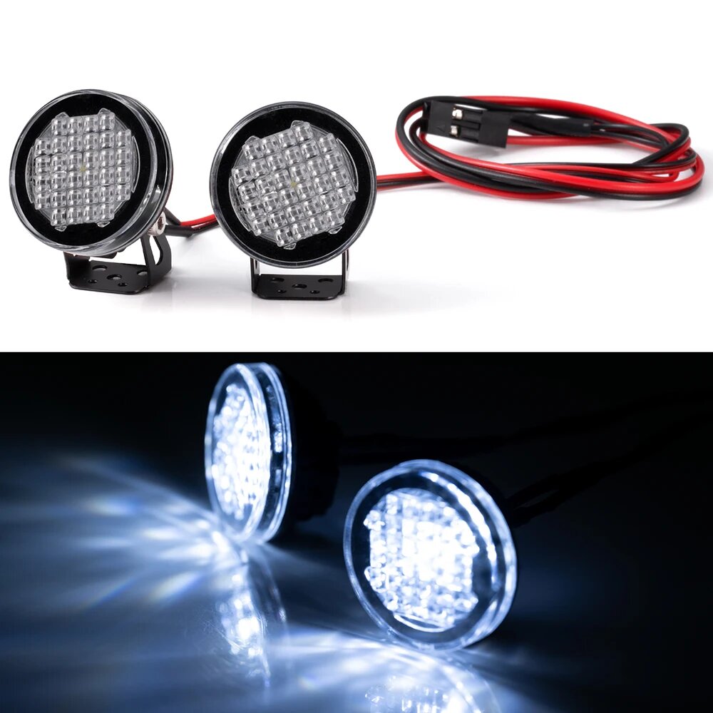 LED Фонари для RC 1/10, Type D Black White