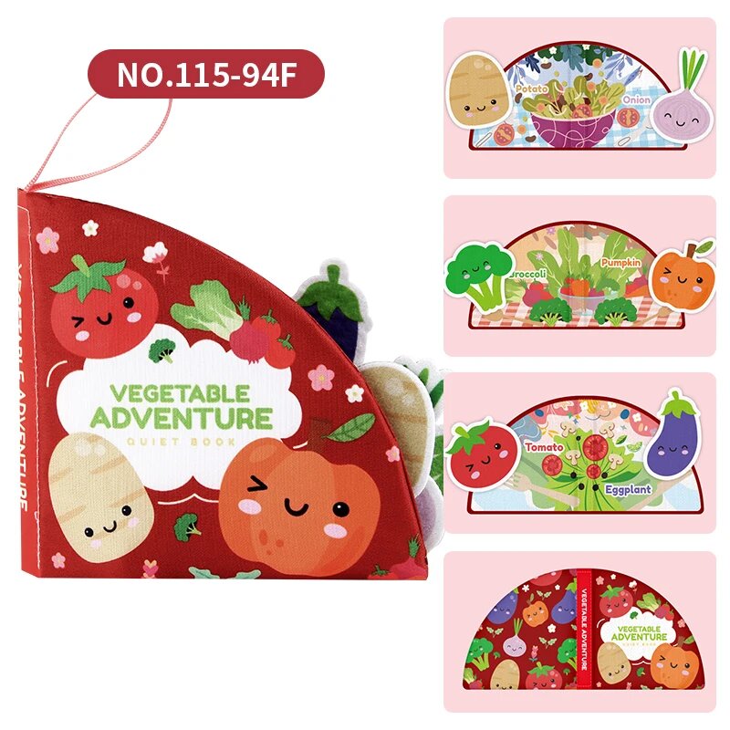 Мягкая книжка-игрушка "Vegetable Adventure"