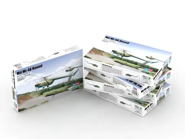 HobbyBoss 1/72 Russian Force Mi-4A Hound Пластиковая модель вертолета