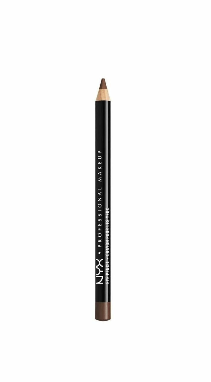 NYX Professional Makeup - Тонкий карандаш для глаз темно-коричневого цвета