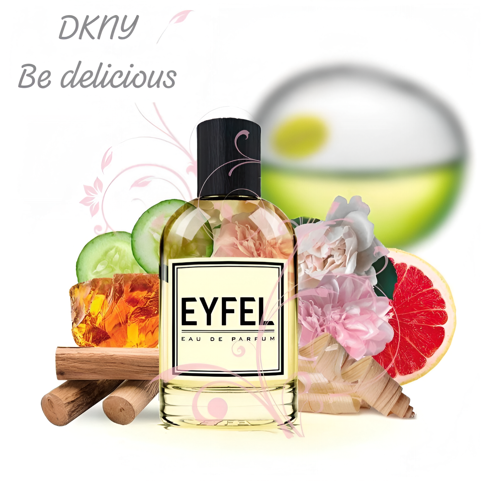Духи женские EYFEL W19 Be Delicious , цветочные фруктовые, парфюм 50 мл