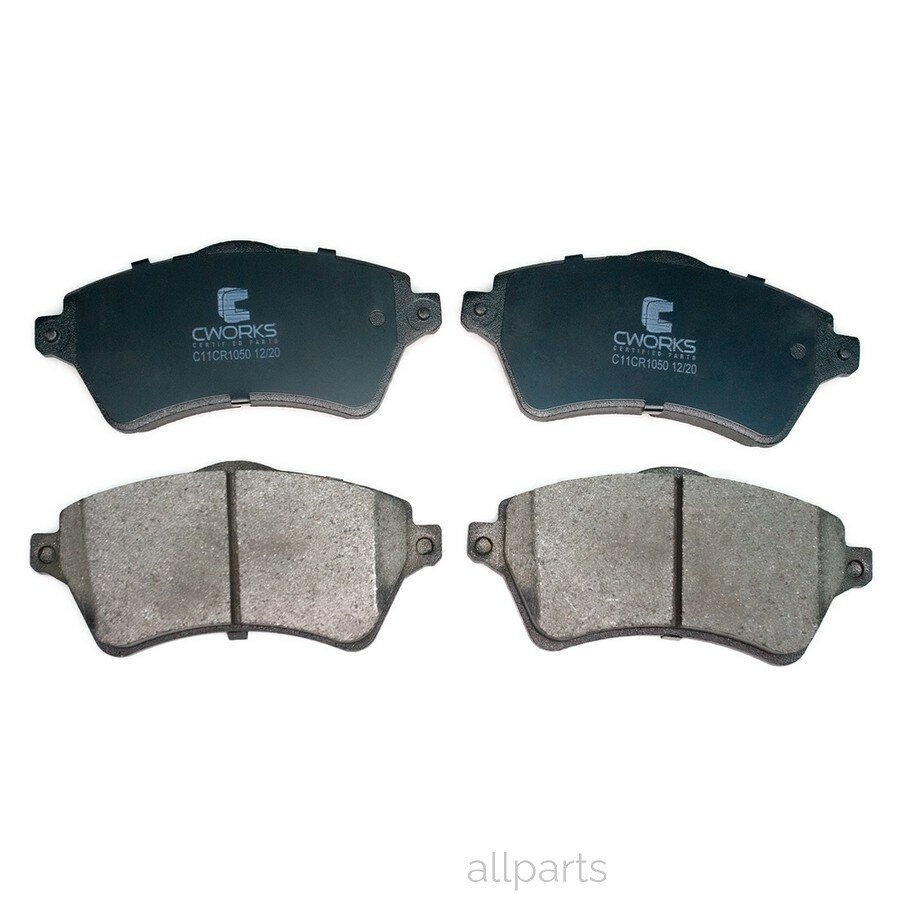 CWORKS C11CR1050 Тормозные колодки передние, Low Metallic