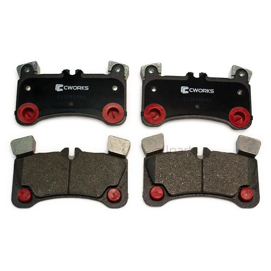 CWORKS C12CR0083 Тормозные колодки задние (Low Metallic) CWORKS C12CR0083