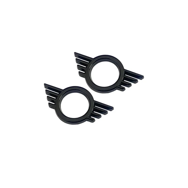 Декоративные наклейки на дверные болты Mini Black-2pcs