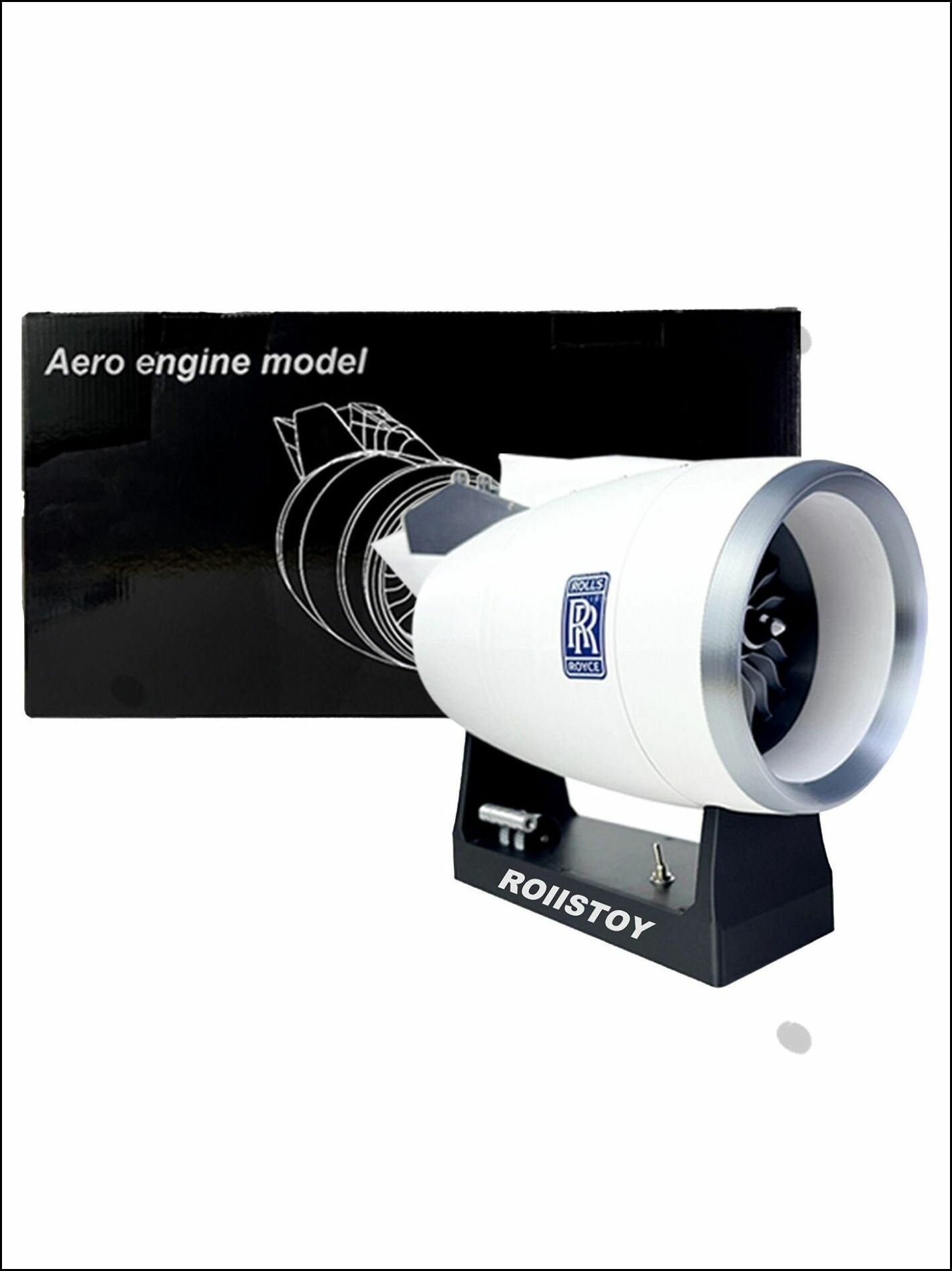 Модель авиационного двигателя, работающая, развивающие игрушки для детей-