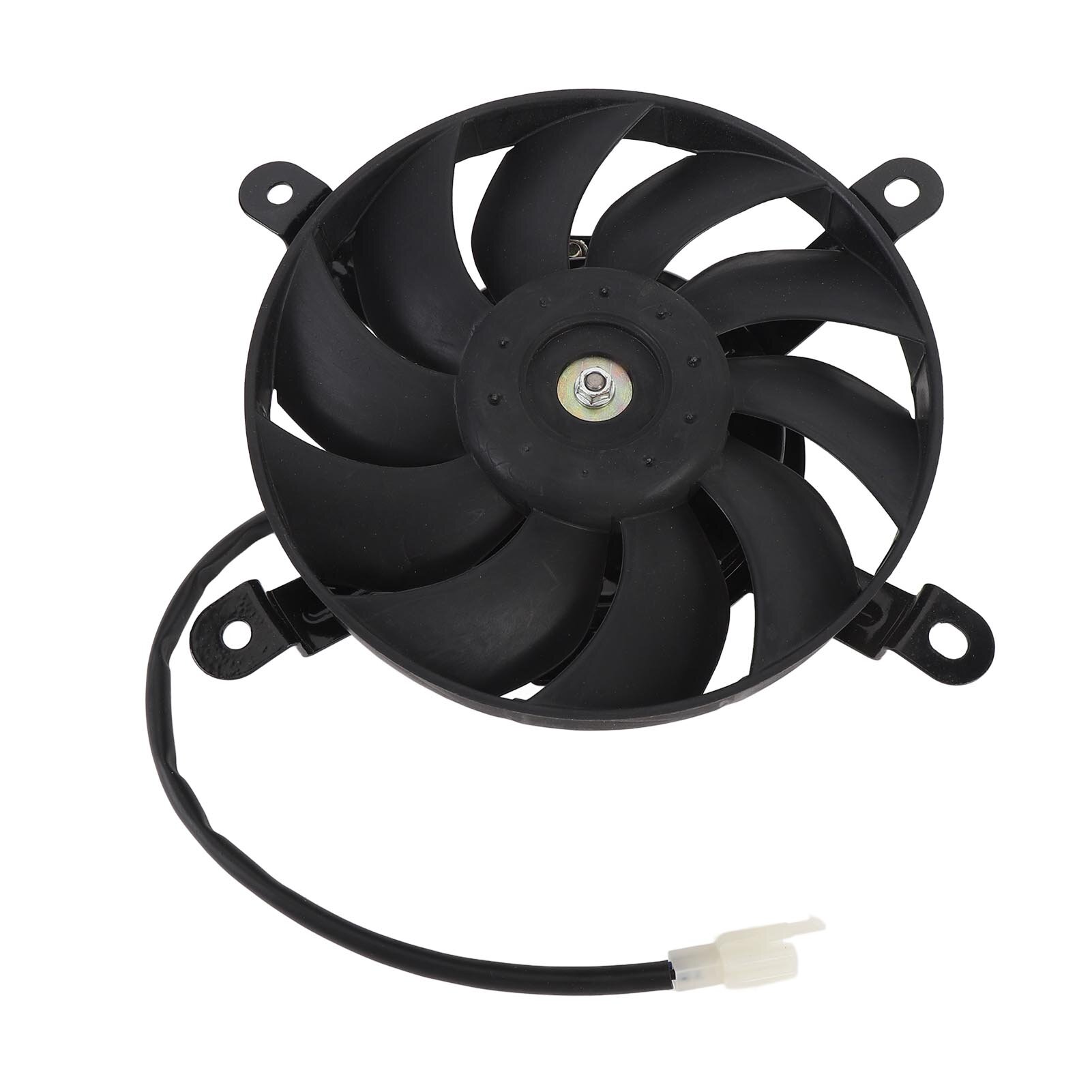 12 В вентилятор охлаждения радиатора мотоцикла 10 лопастей 170 мм стальной сплав охлаждающий тепловой вентилятор для 150 куб. см 200 куб. см 250 куб. см 300 куб. см 350 куб. см ATV Quad Go Kart