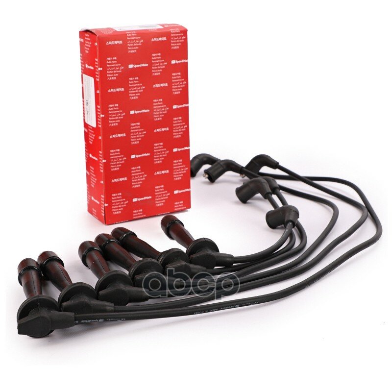 Провода высоковольтные HYUNDAI Santa Fe I (SM), Tucson (JM), Sonata IV (EF) KIA Magentis I (GD) 2750137A00 SpeedMate арт. SM-CB.