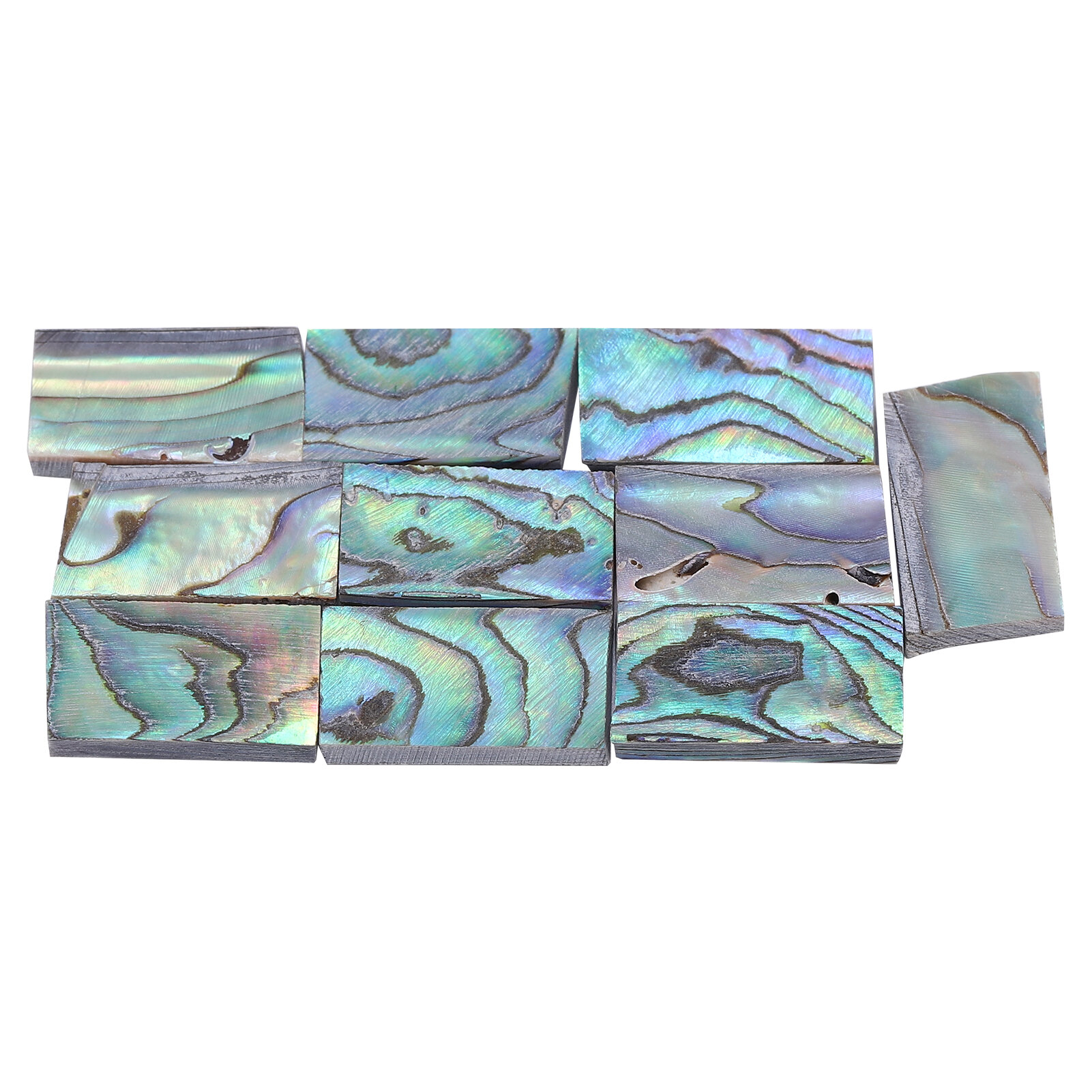 10 шт. инкрустаций из ракушек абалона, натуральный материал для гитары, инкрустация накладки грифа