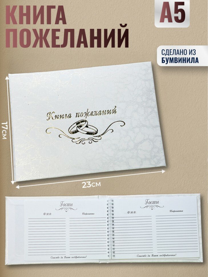 Книга пожеланий на свадьбу