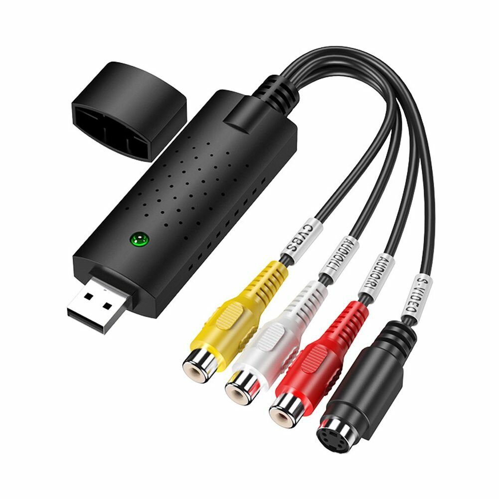 Видеоадаптер USB 2.0 с захватом звука Адаптер захвата видео DVD и ТВ USB 2.0