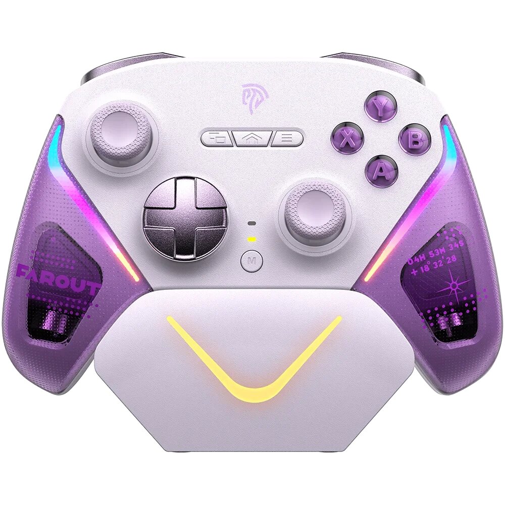 EasySMX D10 Беспроводной геймпад с зарядной базой, подставкой TMR стики / цвет зеленый