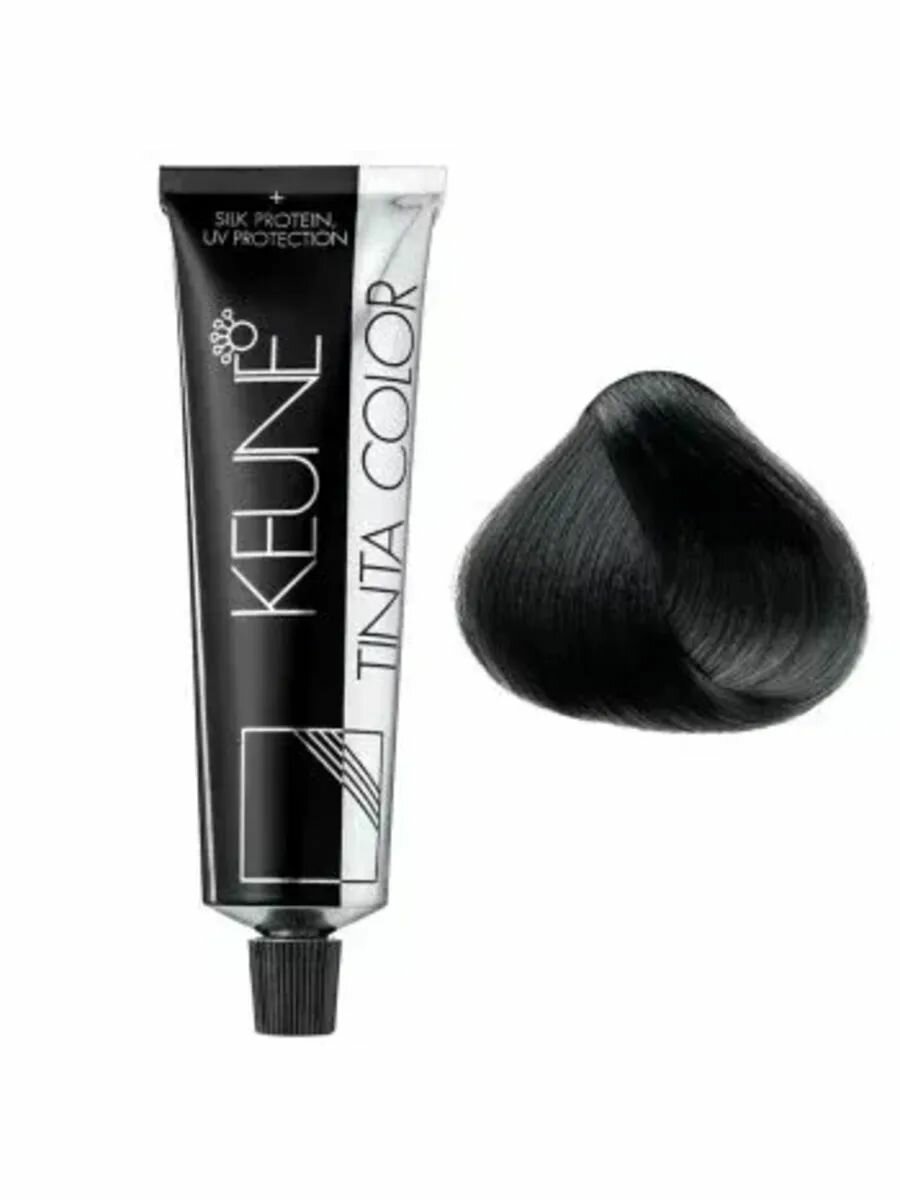 1.1 Стойкая краска для волос Tinta Color Иссиня Черный 60мл