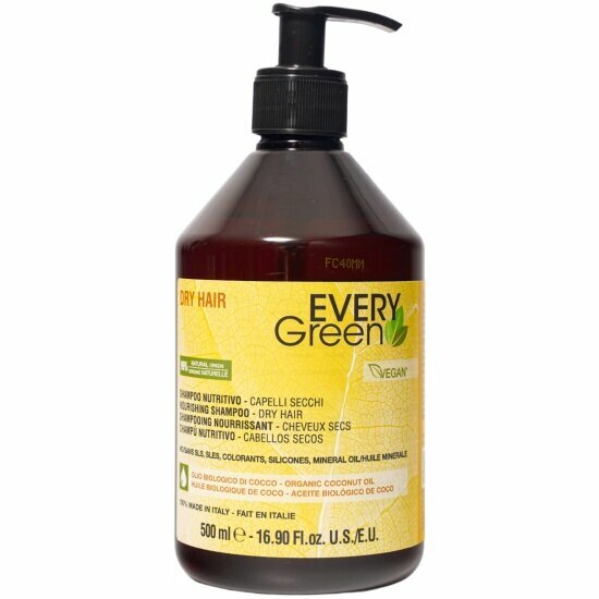Шампунь для сухих волос Dikson Every Green VEGAN DRY HAIR, 500 мл