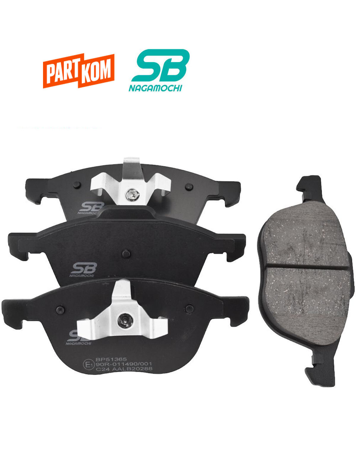 Тормозные колодки передние SB NAGAMOCHI BP51365 для а/м Ford C-Max, EcoSport, Focus II, III, Mazda 3, 5