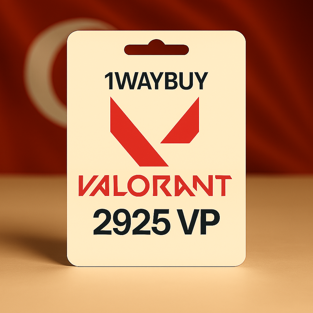 Подарочная карта Valorant 2925 VP, Турция, Гифт код и пополнение счета онлайн Points