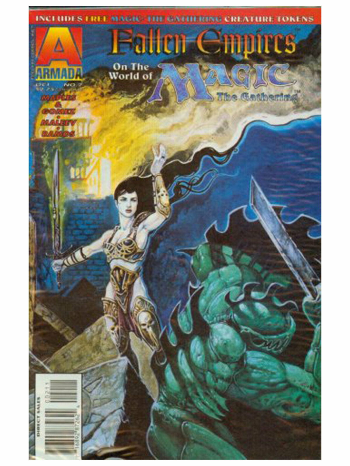 Комикс MTG Armada Comics Fallen Empires #2, 1995 г, на английском