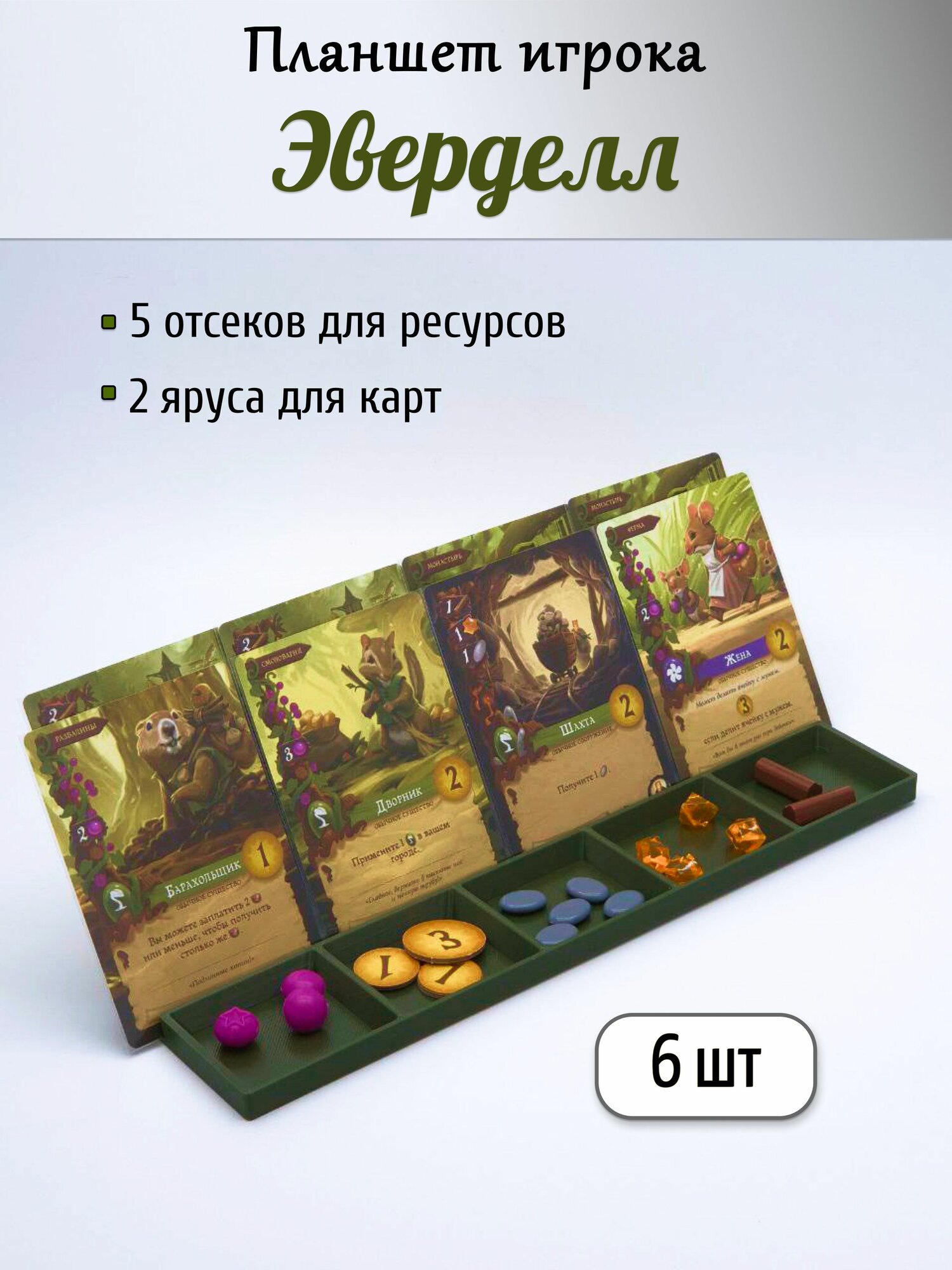 Планшеты для игрока Эверделл