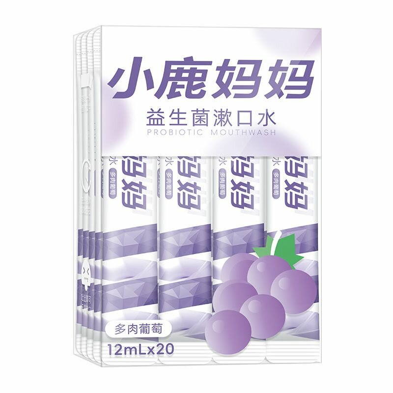 Одноразовая портативная жидкость для полоскания рта Oлень мама