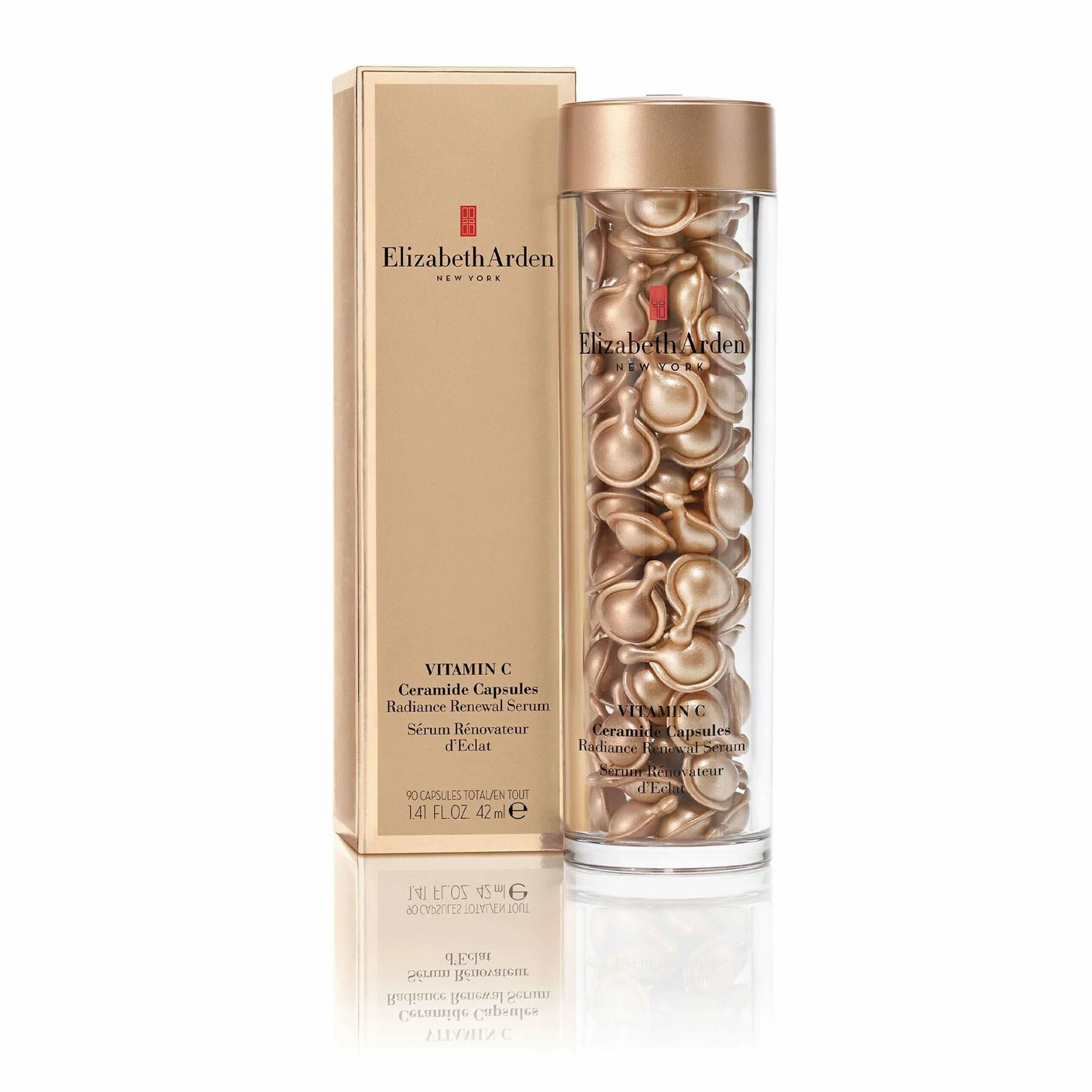 Elizabeth Arden - Vitamin C Ceramide Capsules Radiance Renewal Serum 90pcs Капсулы с витамином С и церамидами для кожи лица 90 шт