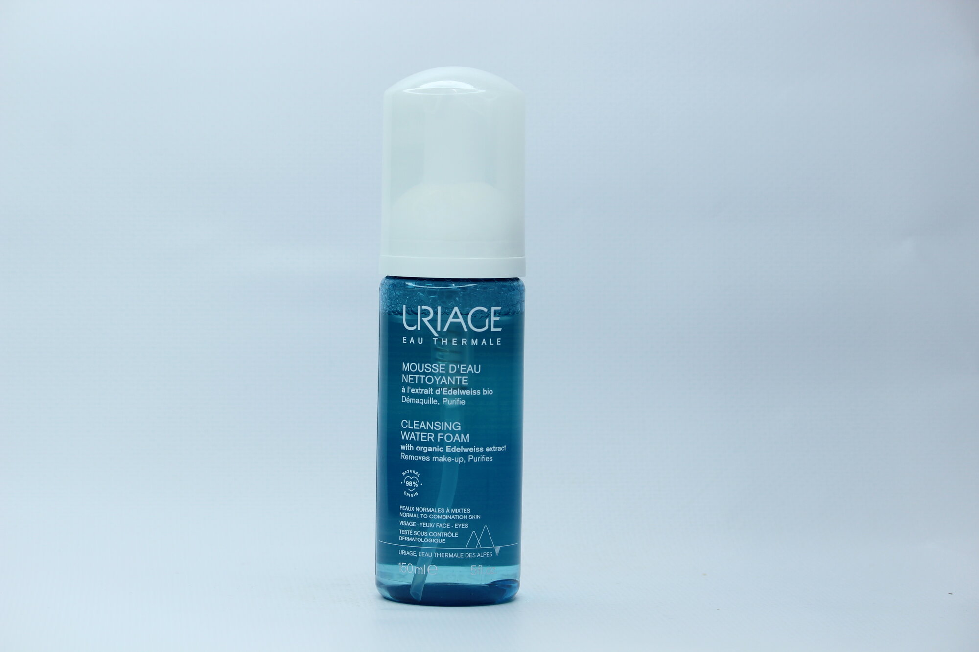 Урьяж Очищающий мусс, URIAGE Cleansing Make-up Remover Foam, 150 мл
