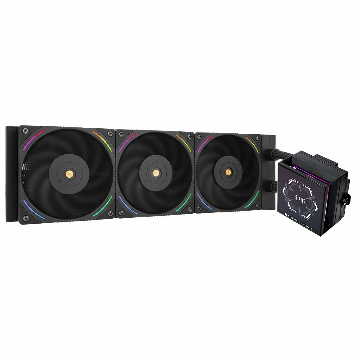 Жидкостная система охлаждения Thermalright Hyper Vision 360 ARGB BLACK, Черный (814256018739)