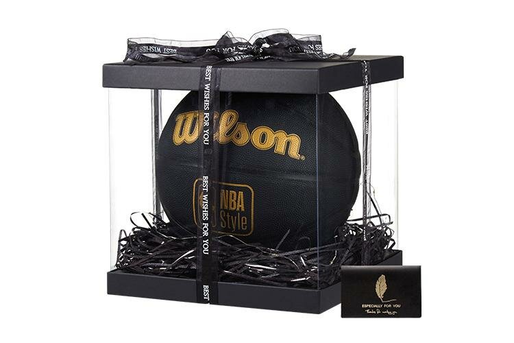 Баскетбольный мяч унисекс Wilson x NBA PU черный, размер 7, для тренировок, 616948