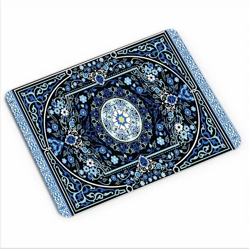 Персидский ковер, квадратный коврик для мыши, компьютерные аксессуары, маленькие коврики для ПК, настольные коврики из натурального каучука, нескользящий настольный ковер для офиса, домашнего декора
