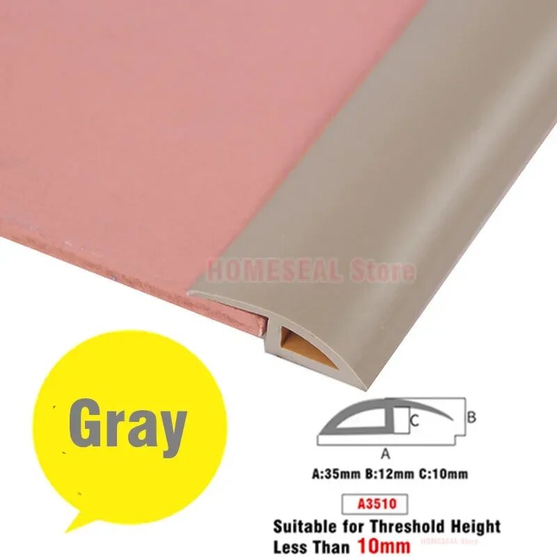 1 метровая напольная планка, Проходная дверь, порог шва, планка для высоких и низких ковров, самоклеящаяся закрывающаяся планка