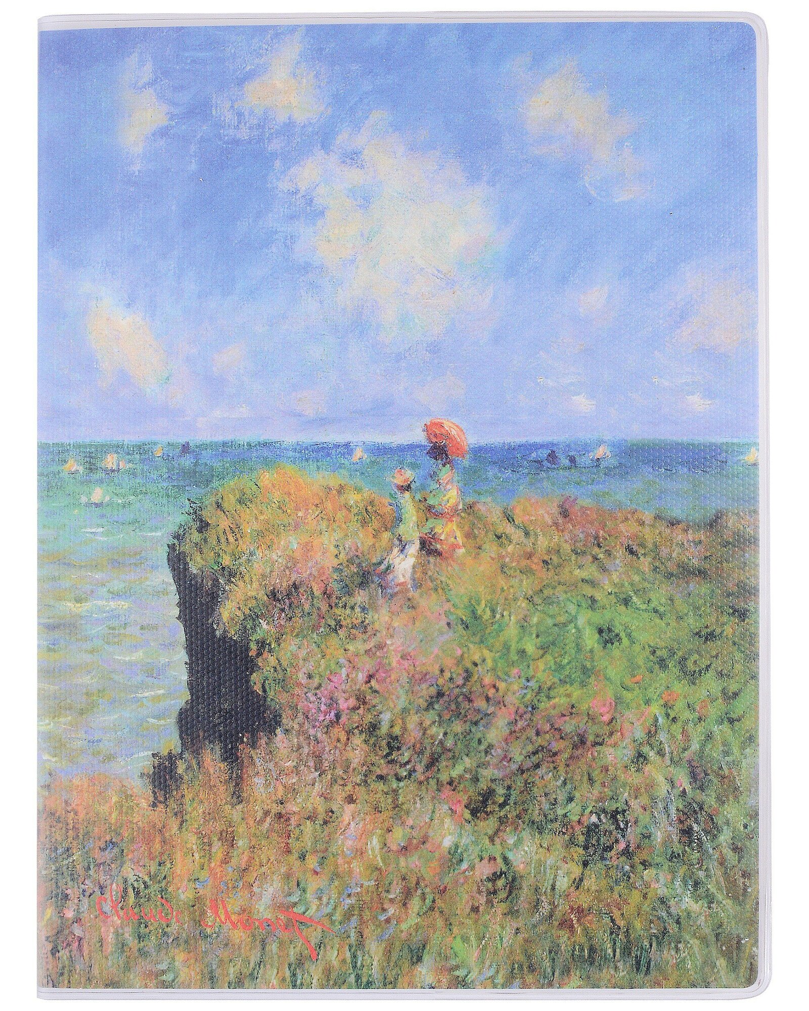 Тетрадь в клетку "Моне Прогулка по скалам", 80 листов