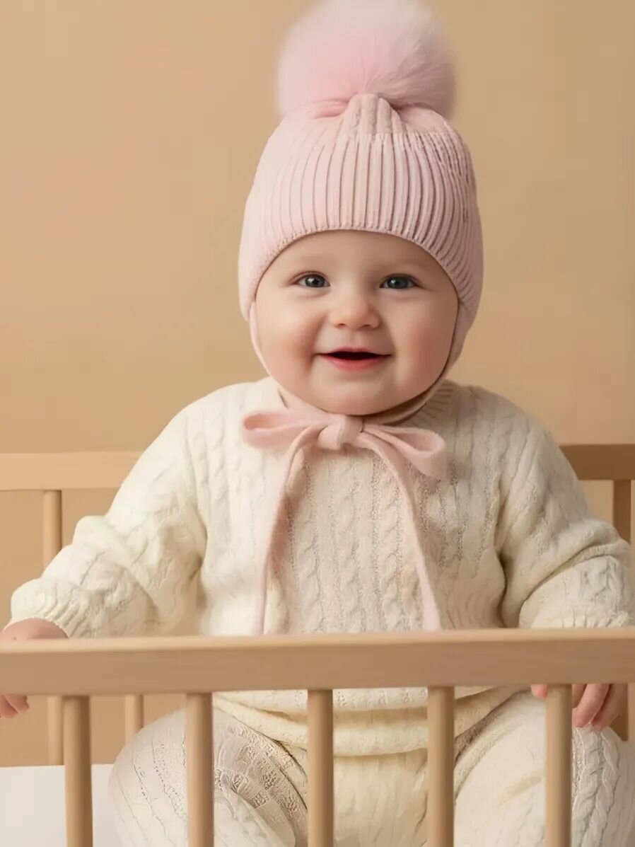 Шапка Осень-зима 2026 для девочек