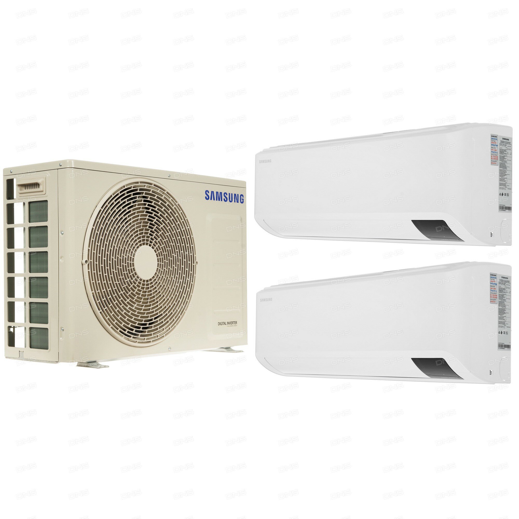 Кондиционер настенный мультисплит-система Samsung AJ050TXJ2KH/EA/AJ020TNTDKH/EA/AJ025TNTDKH/EA белый