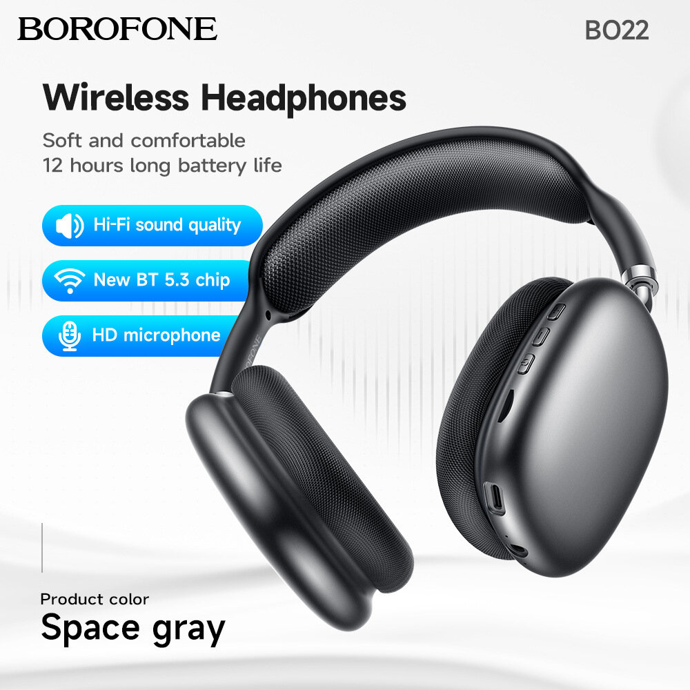 Bluetooth-гарнитура BOROFONE BO22 Беспроводная спортивная гарнитура с сабвуфером