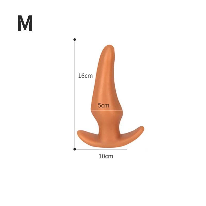 Мини носимый светящийся анальный фаллоимитатор, мужской массаж простаты, стимуляция точки G Golden-M