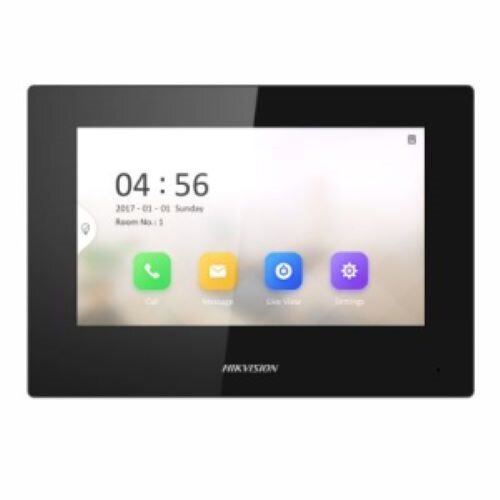 Видеодомофон Hikvision IP, сенсорный, цветной, накладной