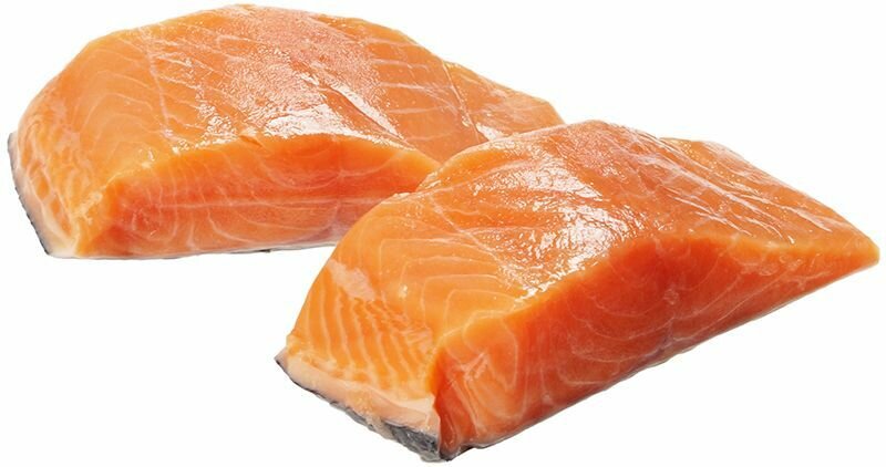 Семга филе-кусок на коже 450г