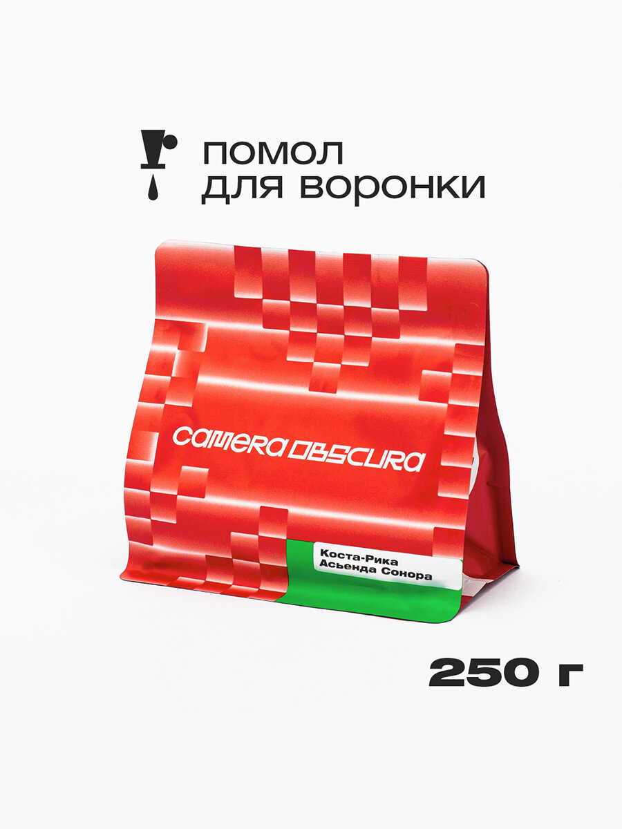 Коста-Рика Асьенда Сонора, помол для воронки, кофе Camera Obscura, 250гр