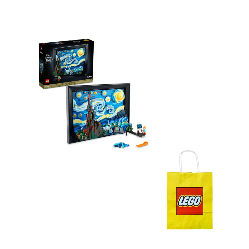LEGO IDEAS винсент Ван Гог Звёздная Лунная ночь Набор Конструктор 2316 шт. 21333 null