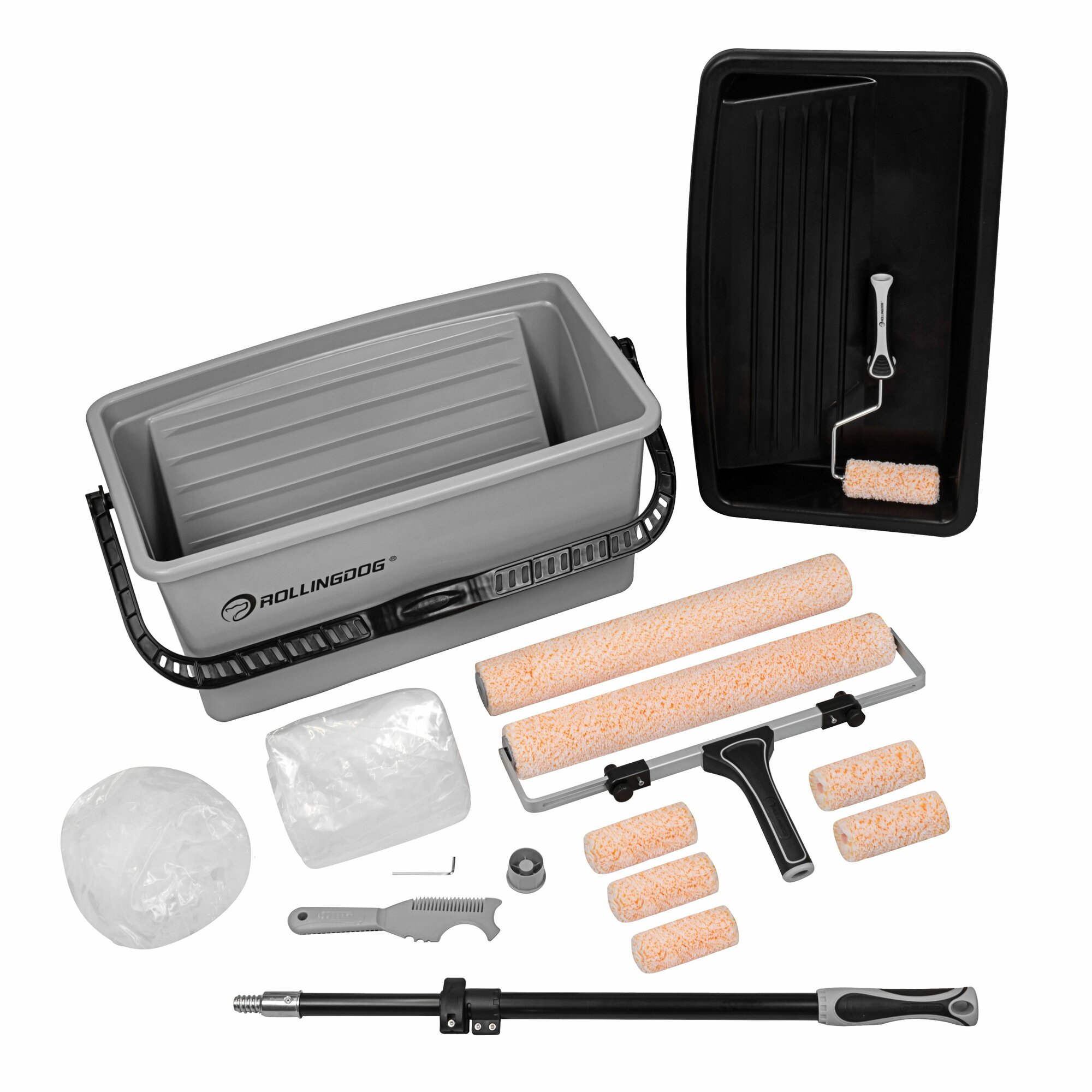 Набор малярный Rollingdog THE MOLOSSUS (20 предметов) резьба, серия Elite, арт.70294