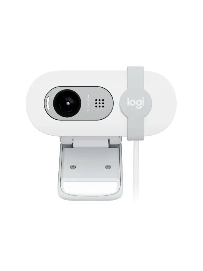 Веб-камера Logitech Webcam Brio 100 960-001617 1920x1080, off-white, защитная шторка