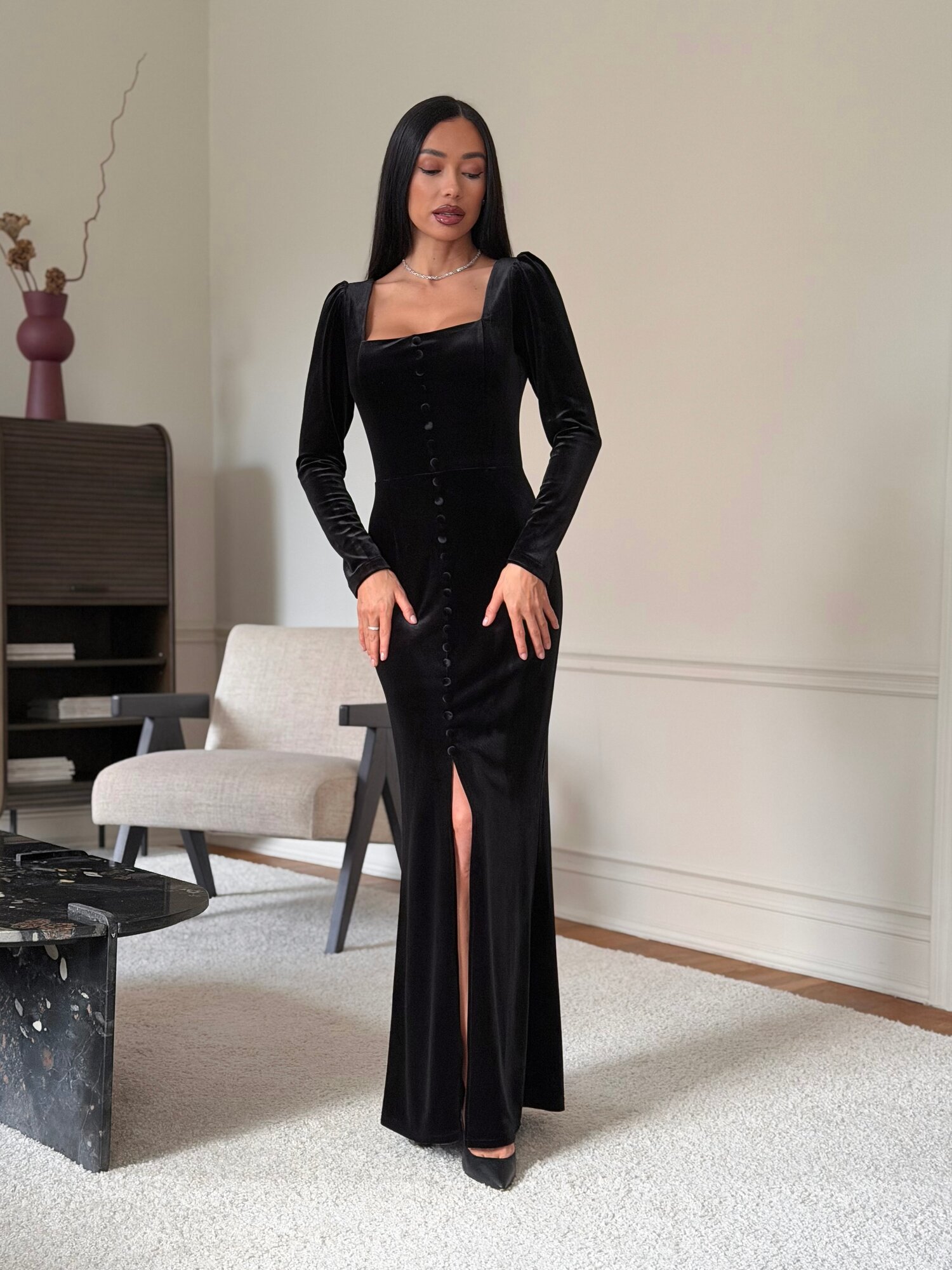 Платье макси