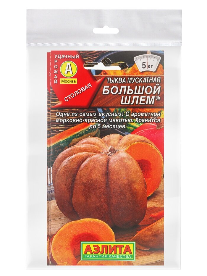 Набор семян Тыква мускатная «Большой шлем», 5 шт, «Мой выбор»