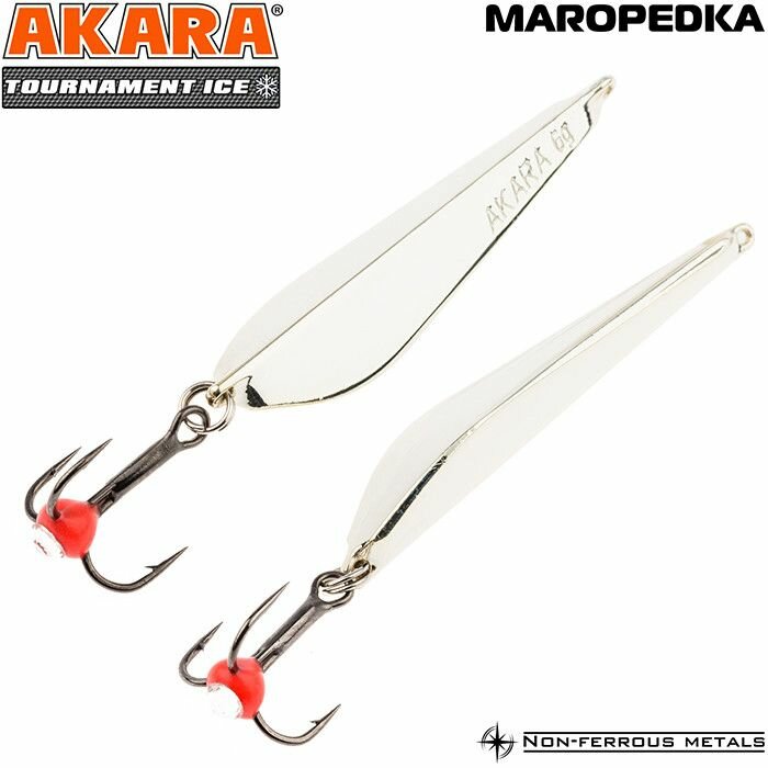 Блесна Akara Tournament Ice Maropedka 60 8гр. Sil