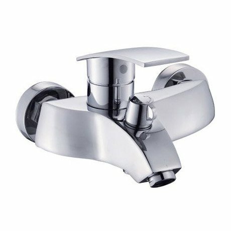 Смеситель для ванны Potato короткий излив хром однорычажный для ванной комнаты P3035